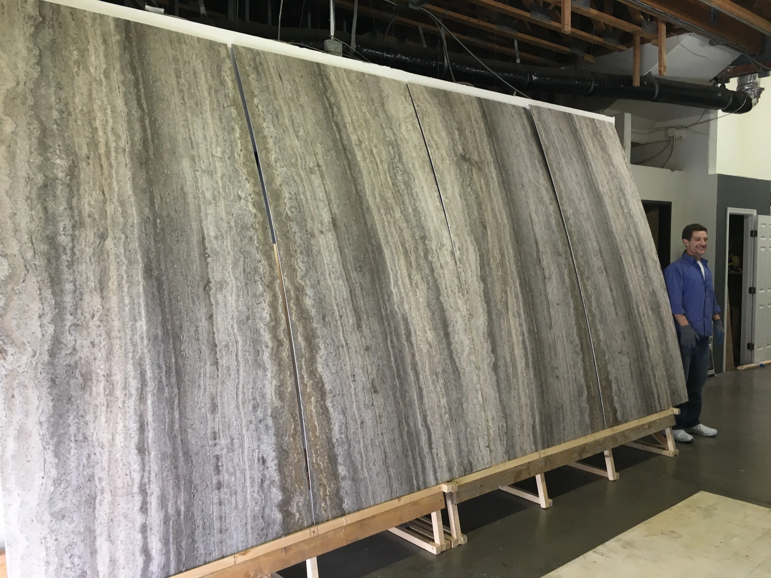 Los Angeles Bookmatched Stone: Natural Marble & Onyx | Sorccia