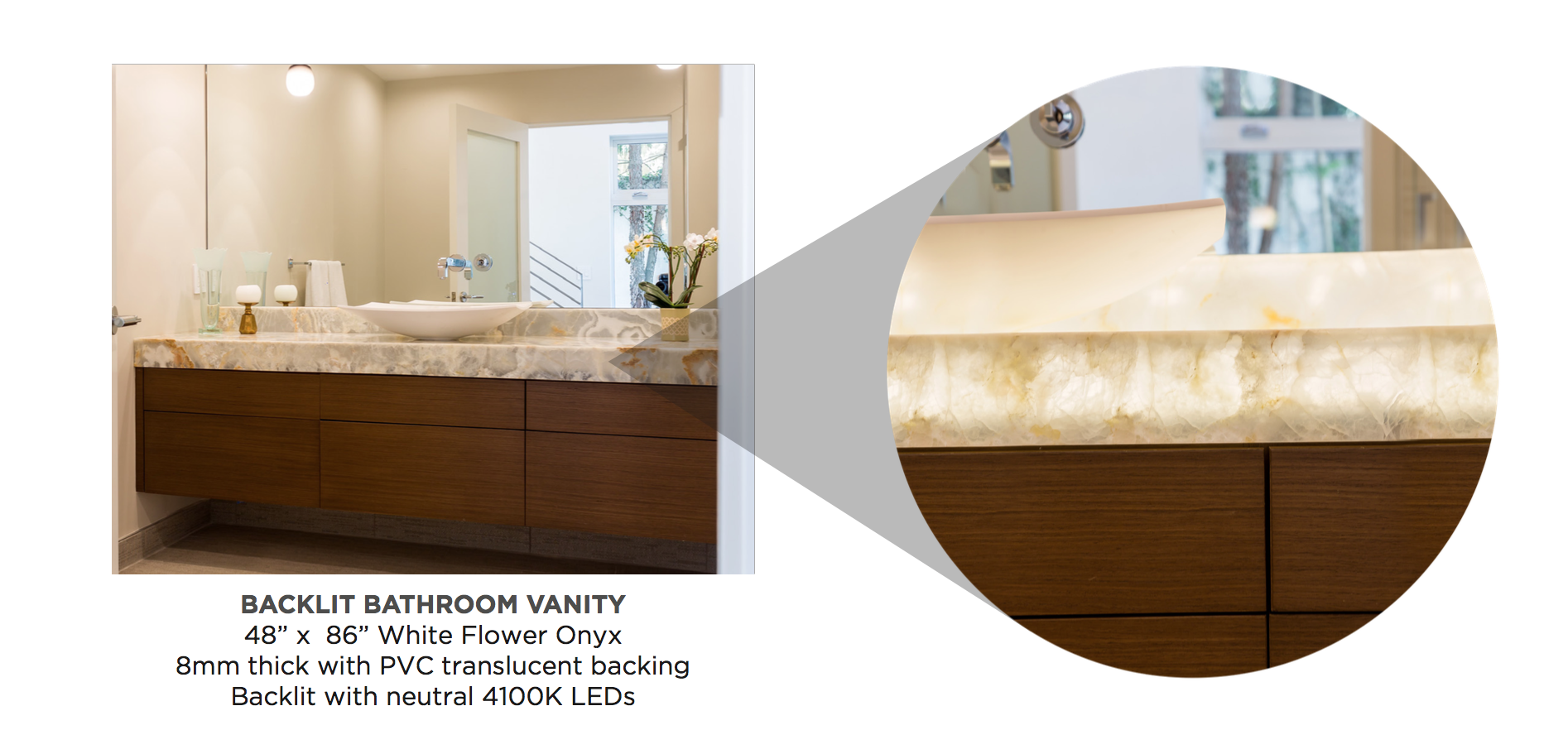 Translucent Stone Panels Made With Onyx, Agate & Marble | Sorccia