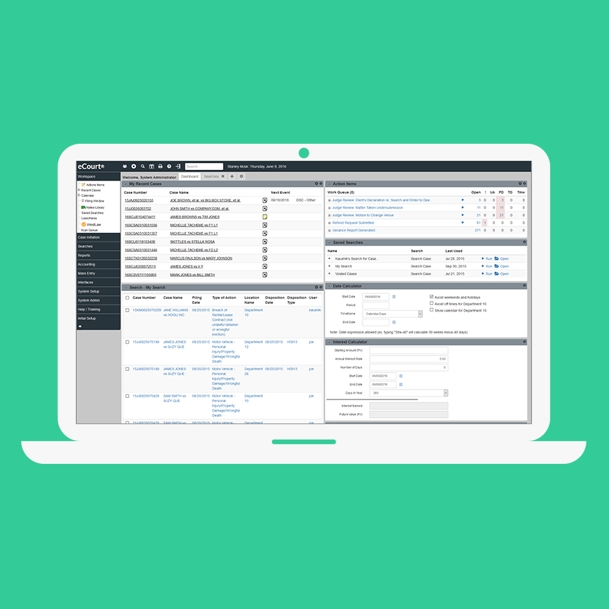eCourt — Journal Technologies