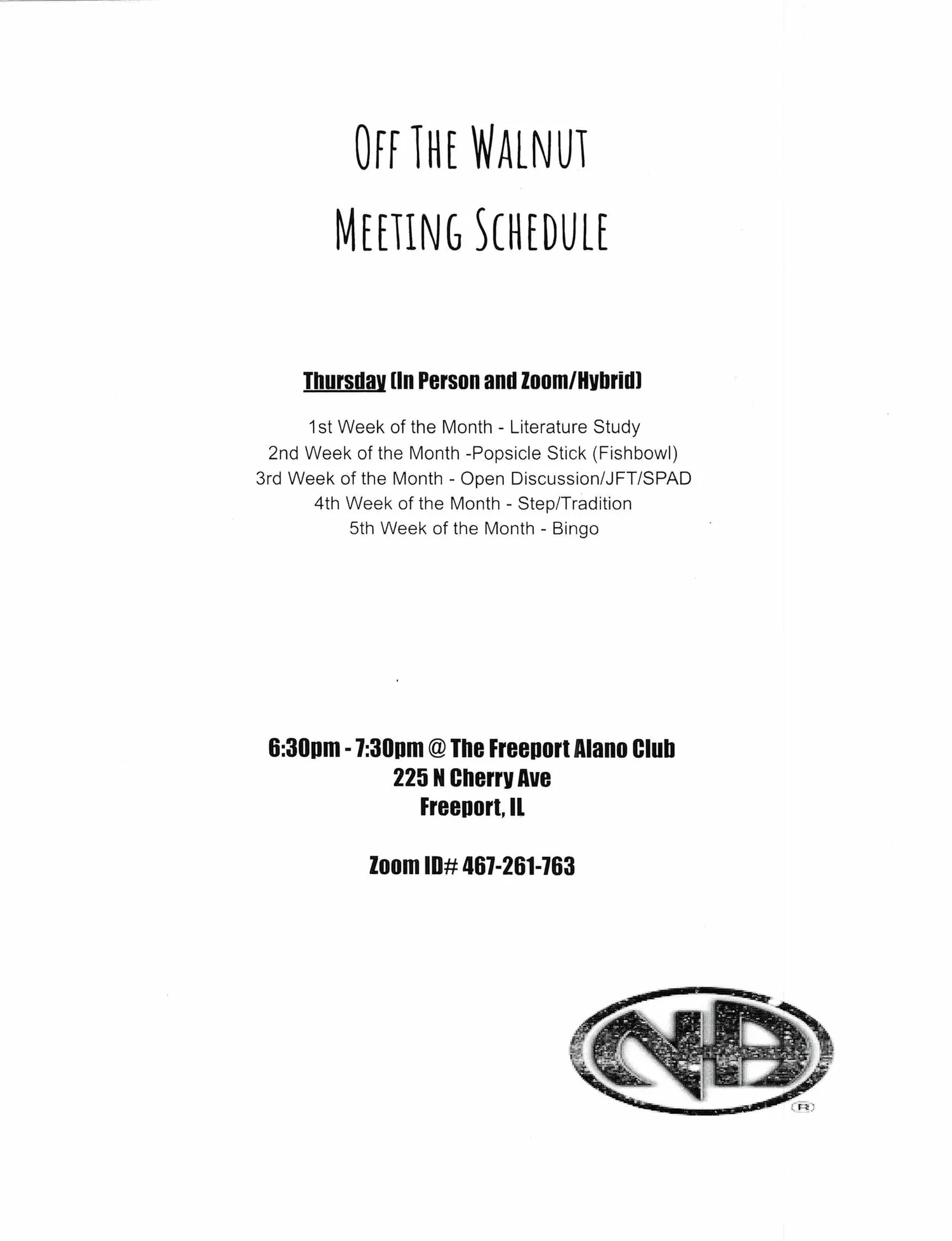 Rock River Area of Narcotics Anonymous (RRAGS)