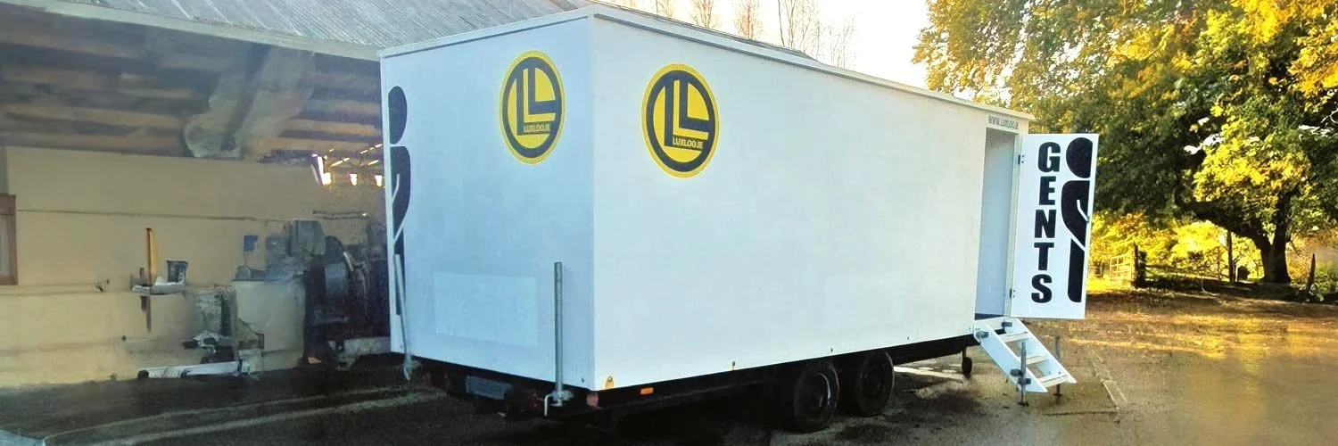LUXLOO — Luxury Portable Toilets Ireland - Urinal Trailer