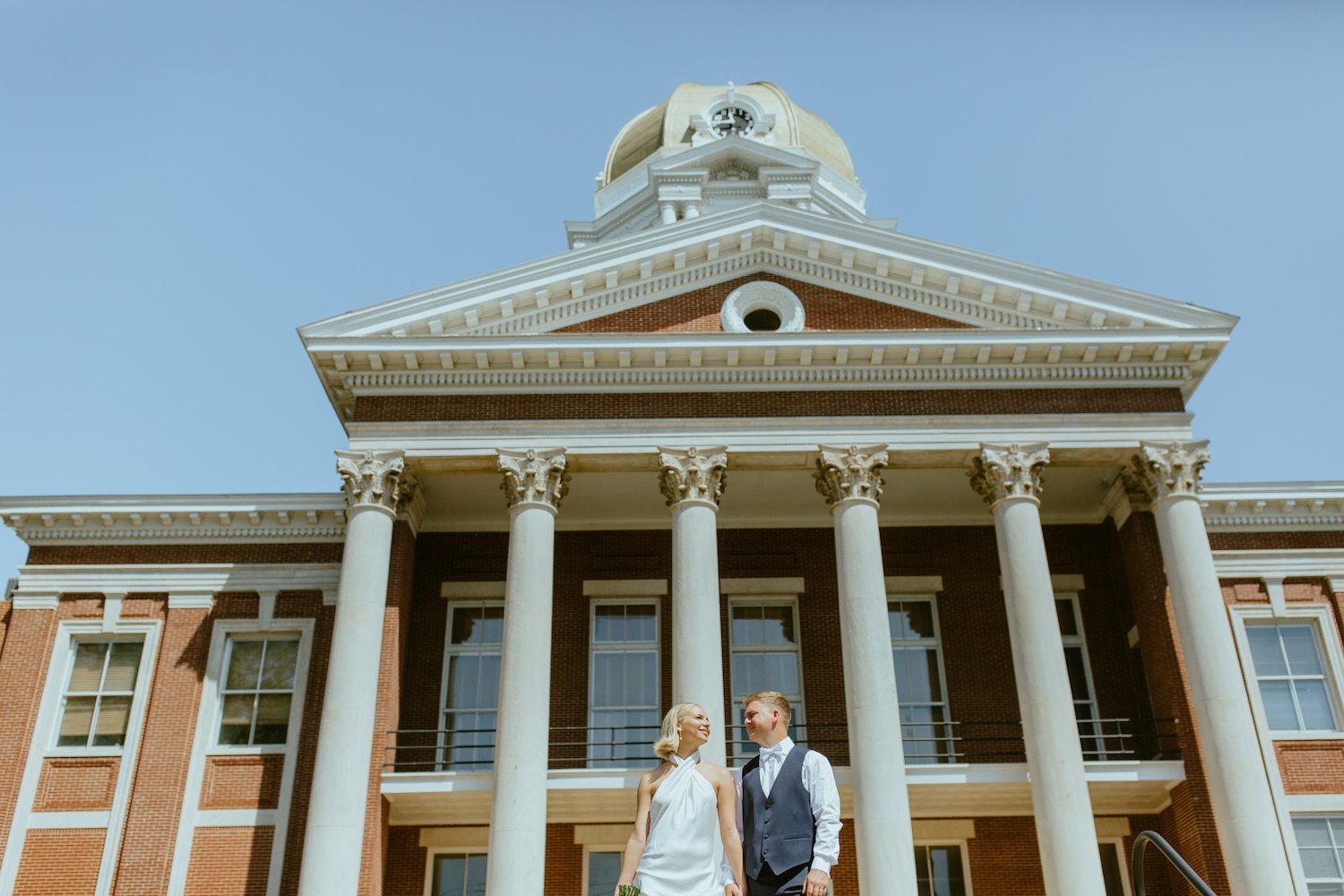 A Modern Courthouse Wedding + Backyard Reception — Miss Milly's - Event ...