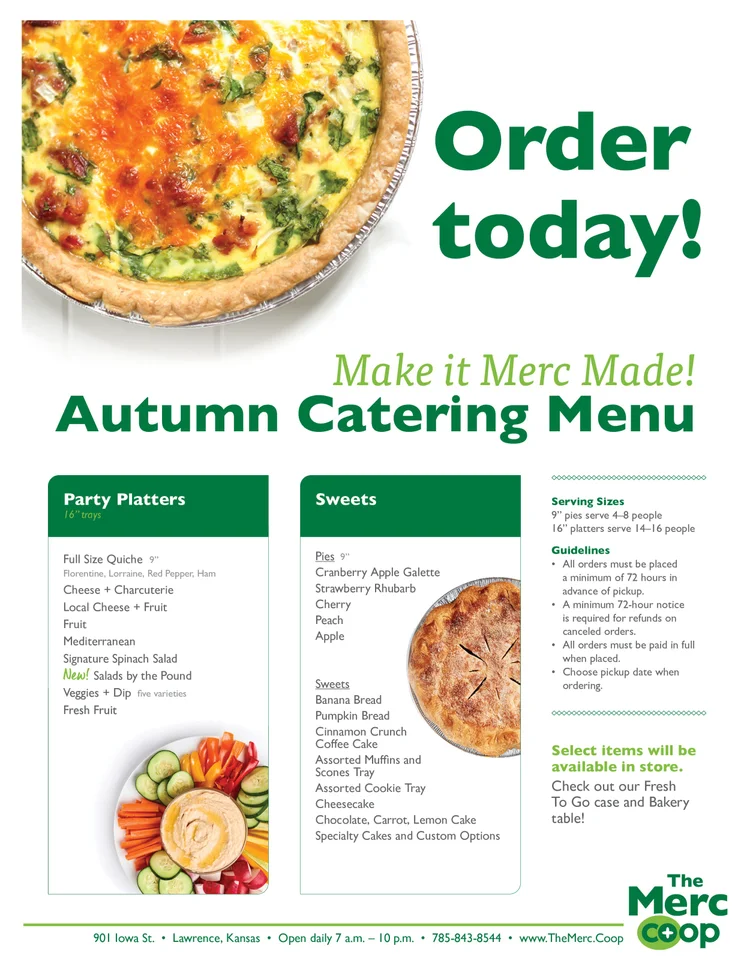 Catering — The Merc Co+op