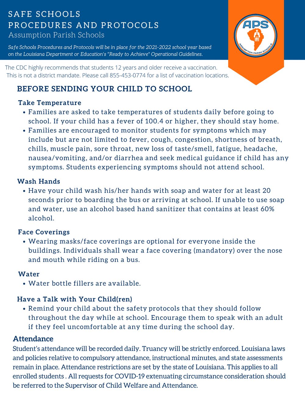 Safe Schools Procedures & Protocols 2021-2022 (Revised 01-03-22 ...