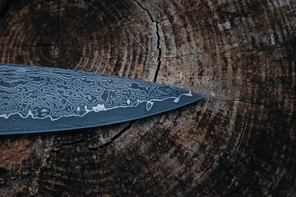 old steel damascus san mai — Heartwood Forge - Handmade Forged Kitchen Knives