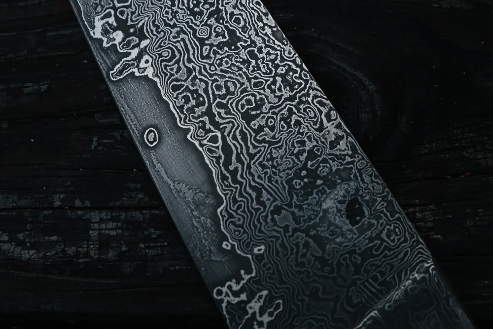 old steel damascus san mai — Heartwood Forge - Handmade Forged Kitchen ...