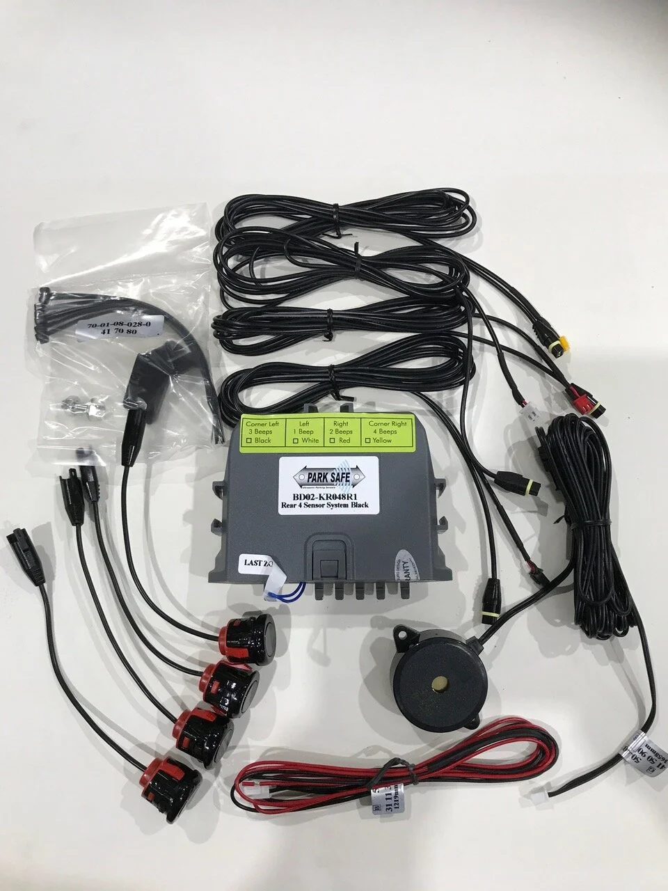 REAR PARKING KIT WITH 10 DEGREE ANGLE SENSORS by parksafe | Burg Design