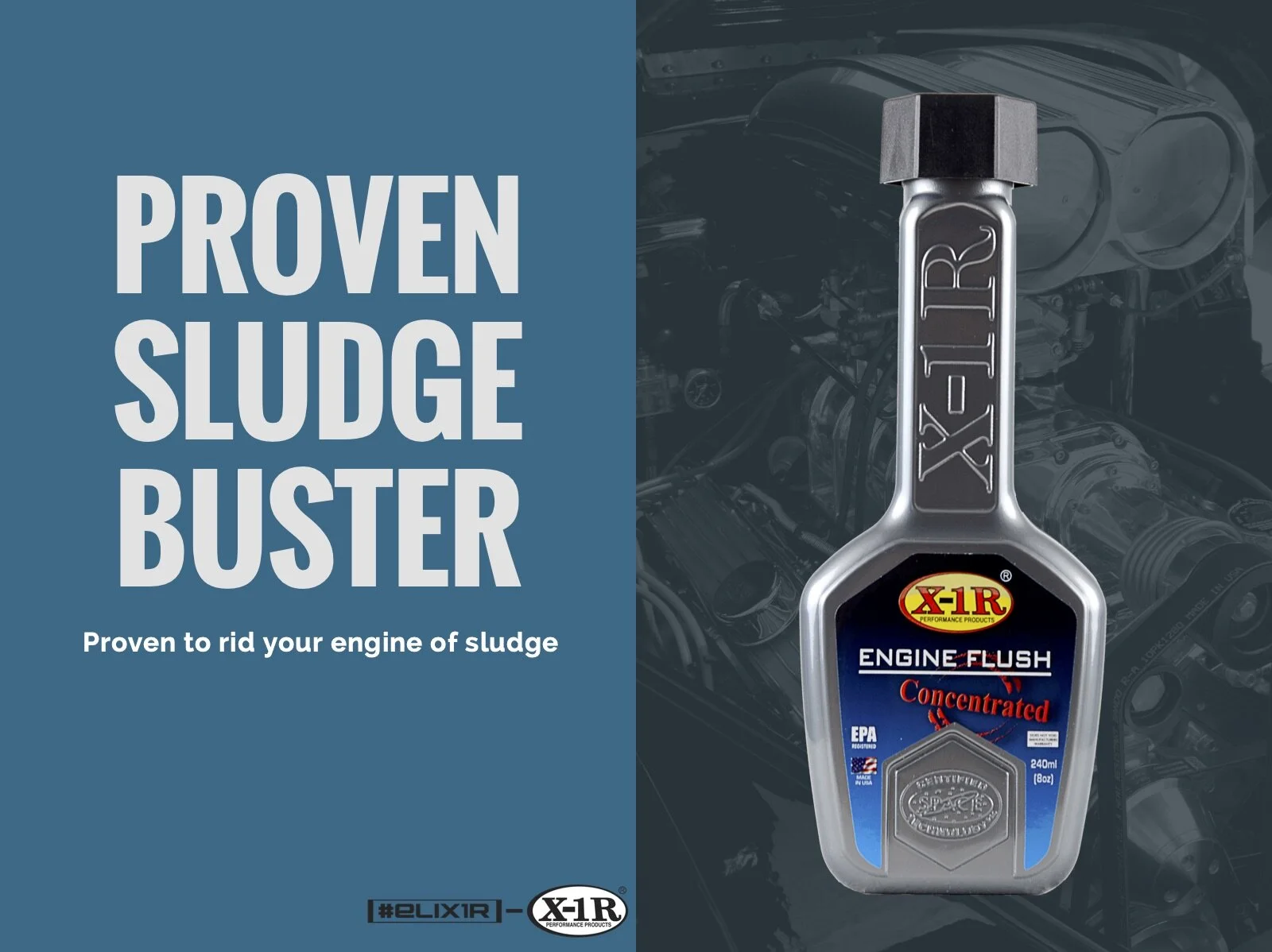 X1R Unique Oil Based Engine Flush | Burg Design