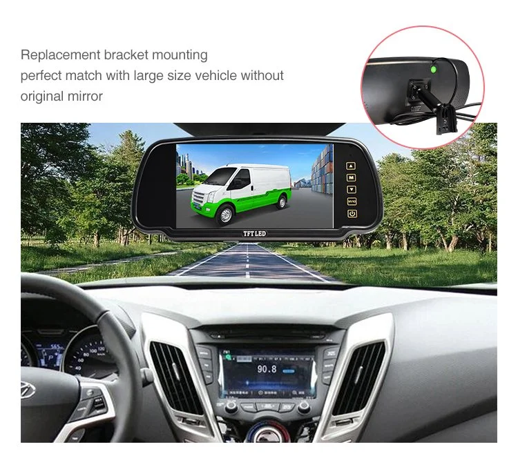 7" Mirror Monitor by Parksafe | Burg Design