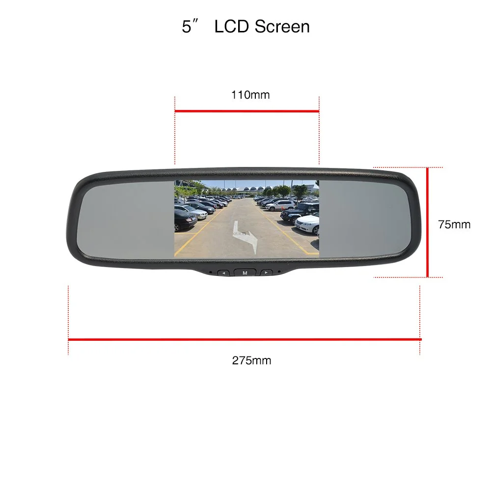5" Reversing Mirror/Camera System by Parksafe | Burg Design