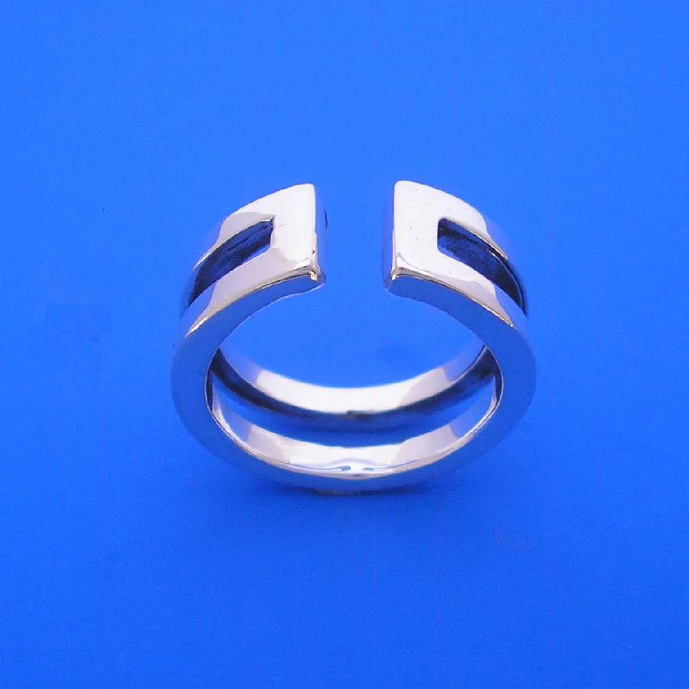 Silver Gap Ring — i j e w e l l e r y