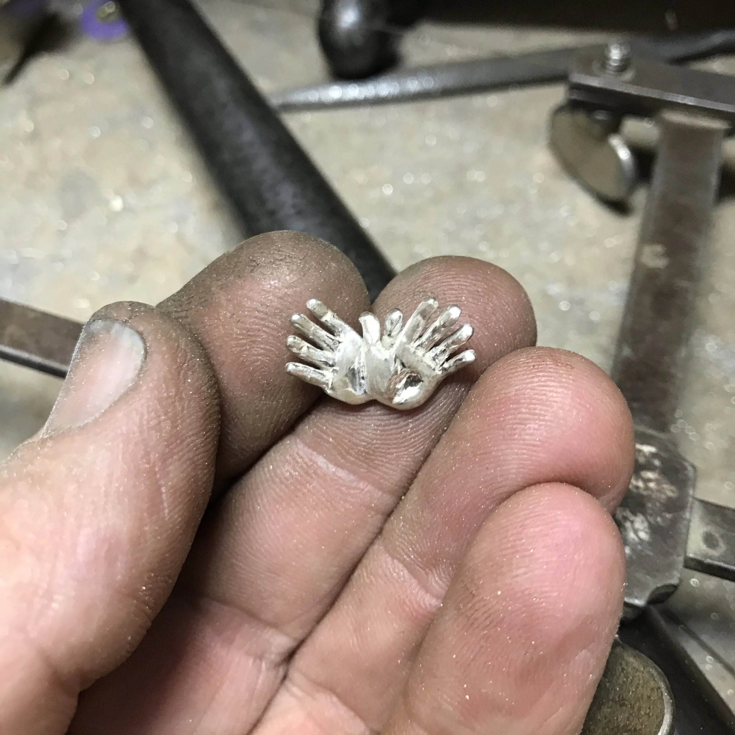 Silver Butterfly Auslan Sign Pendant — i j e w e l l e r y