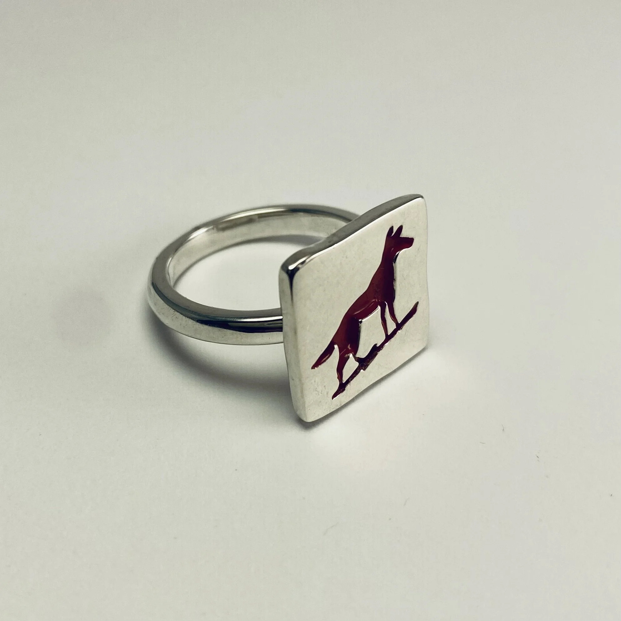 Silver Dingo Flour Mill Ring — i j e w e l l e r y