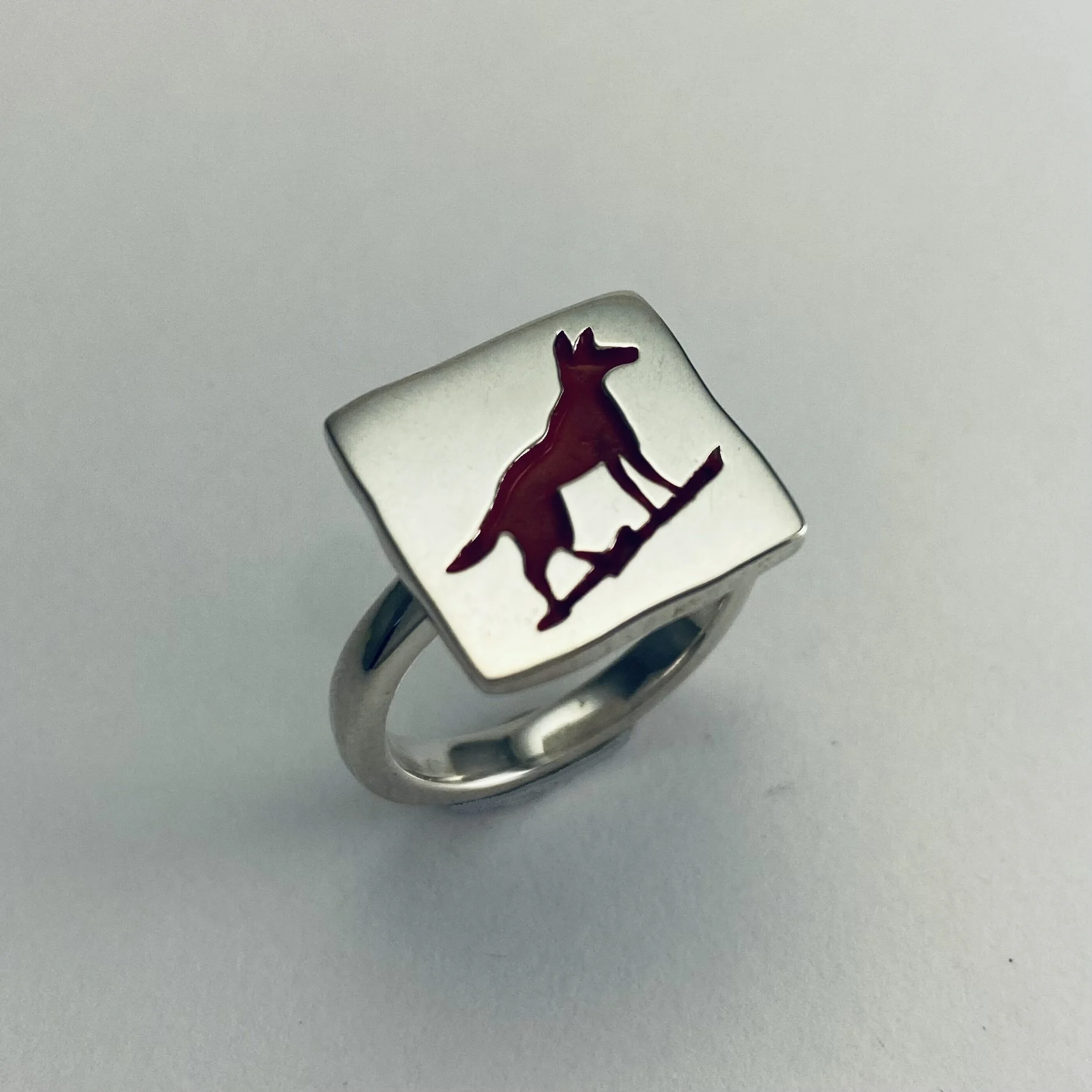 Silver Dingo Flour Mill Ring — i j e w e l l e r y