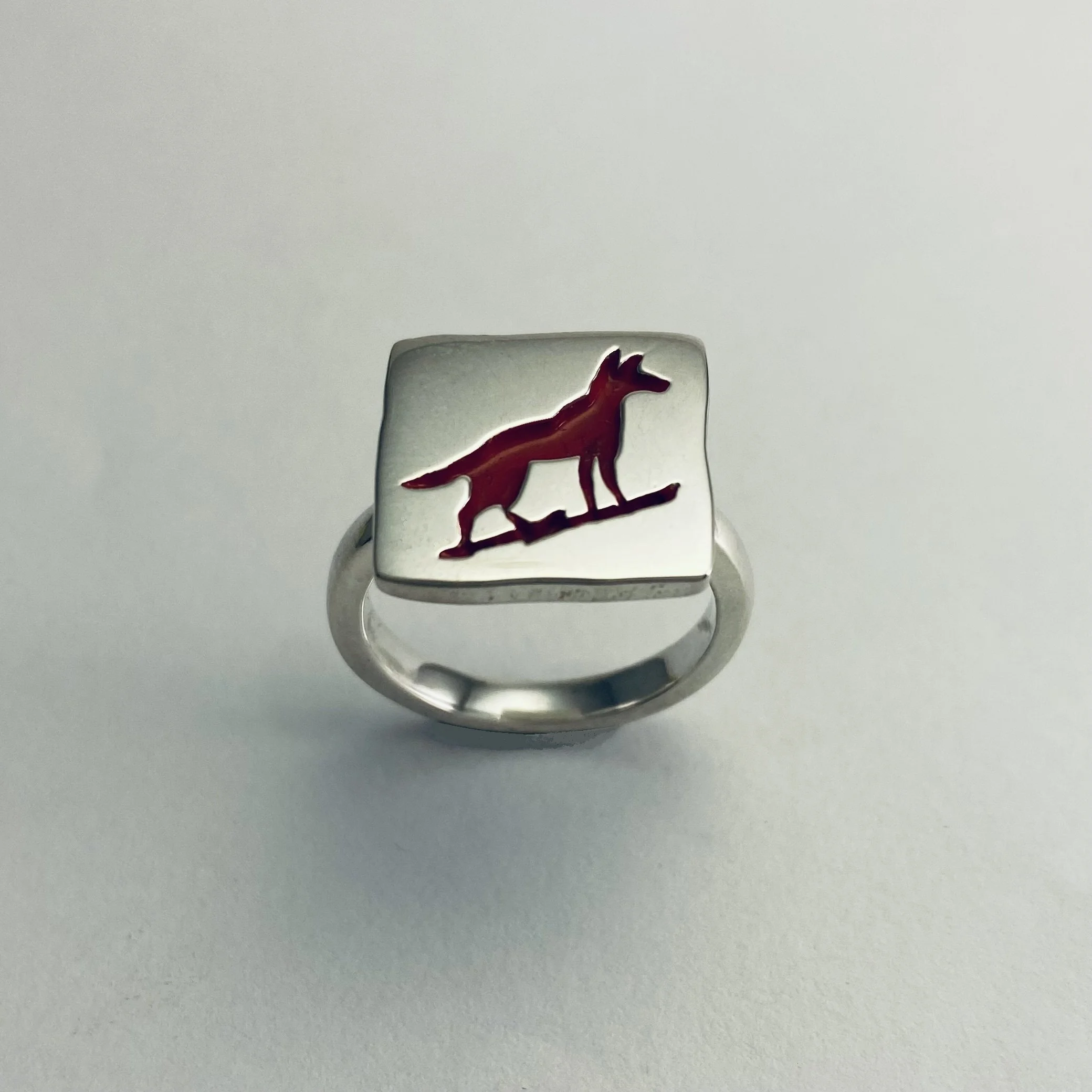 Silver Dingo Flour Mill Ring — i j e w e l l e r y