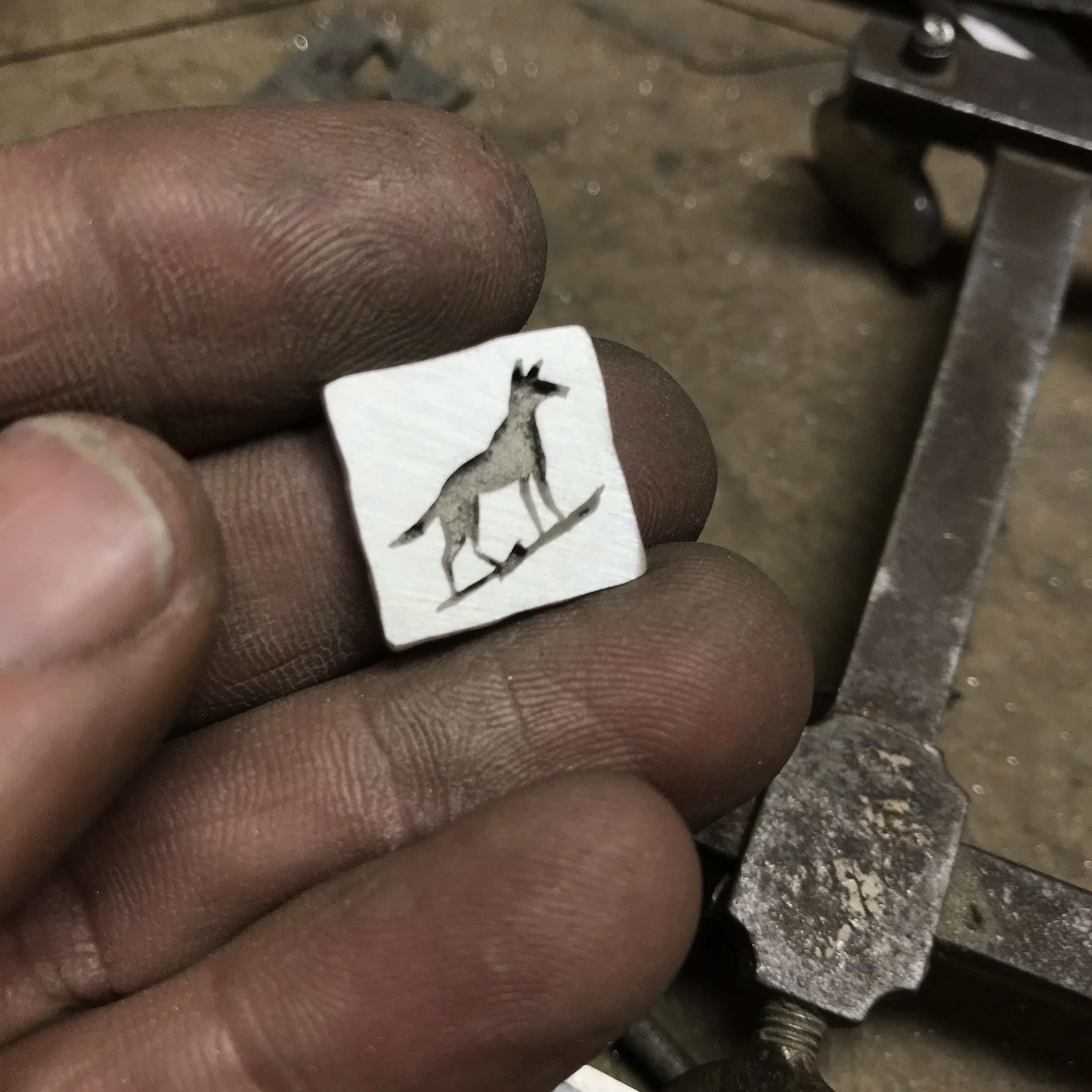 Silver Dingo Flour Mill Ring — i j e w e l l e r y