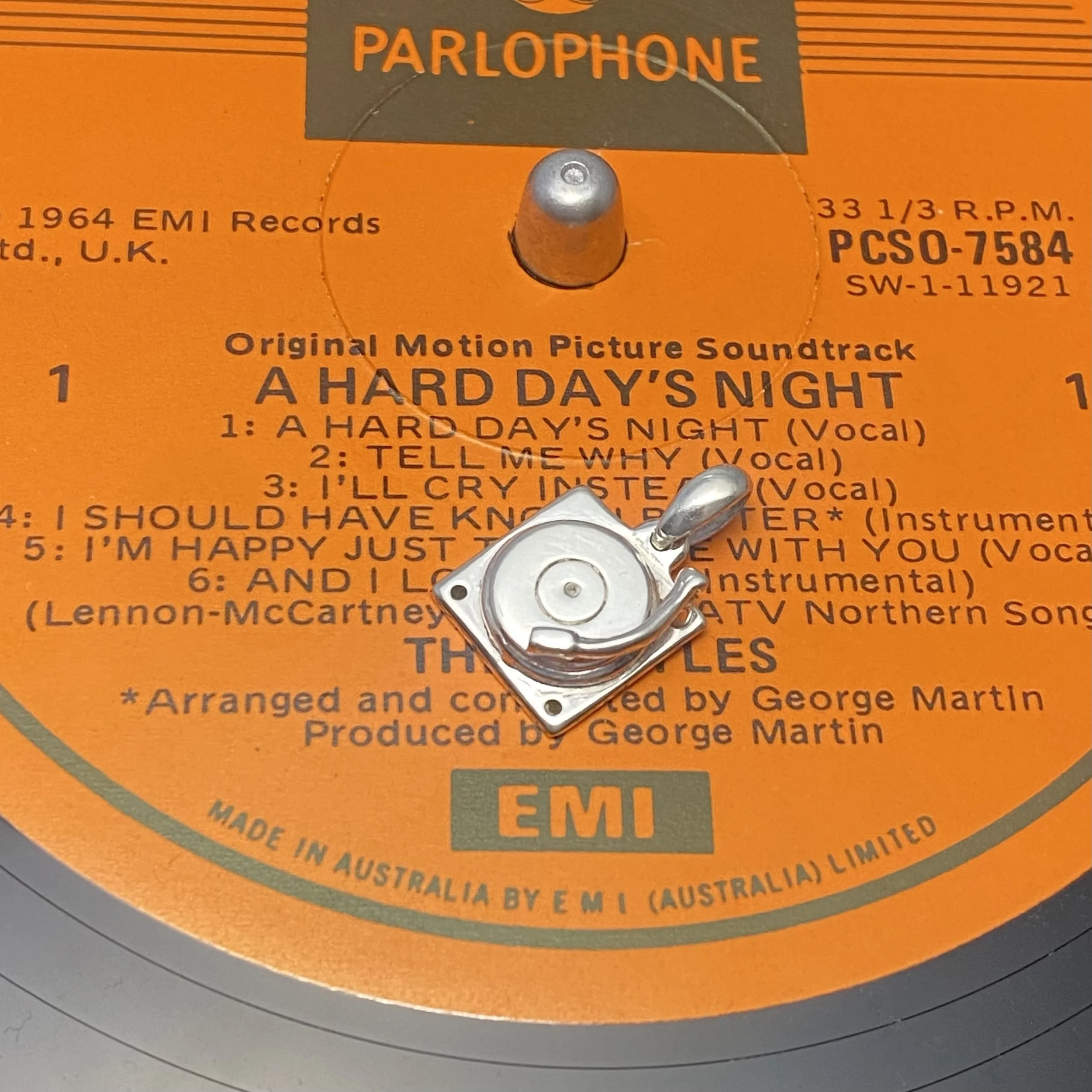 Silver Turntable Pendant — i j e w e l l e r y