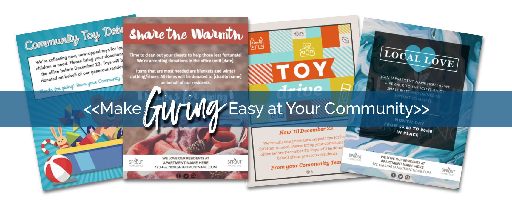 Make Giving Easy at Your Apartment Community — Sprout Marketing