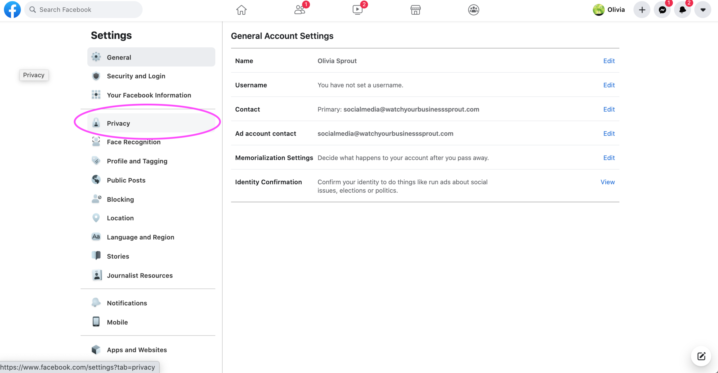 How To Access Your Apartment's Facebook PAge — Sprout Marketing