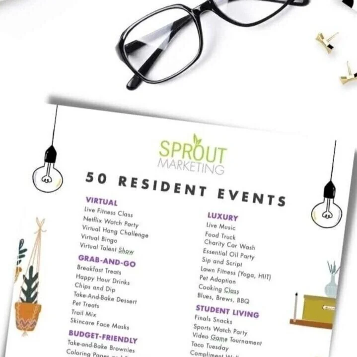 Spring Apartment Community Event Ideas — Sprout Marketing