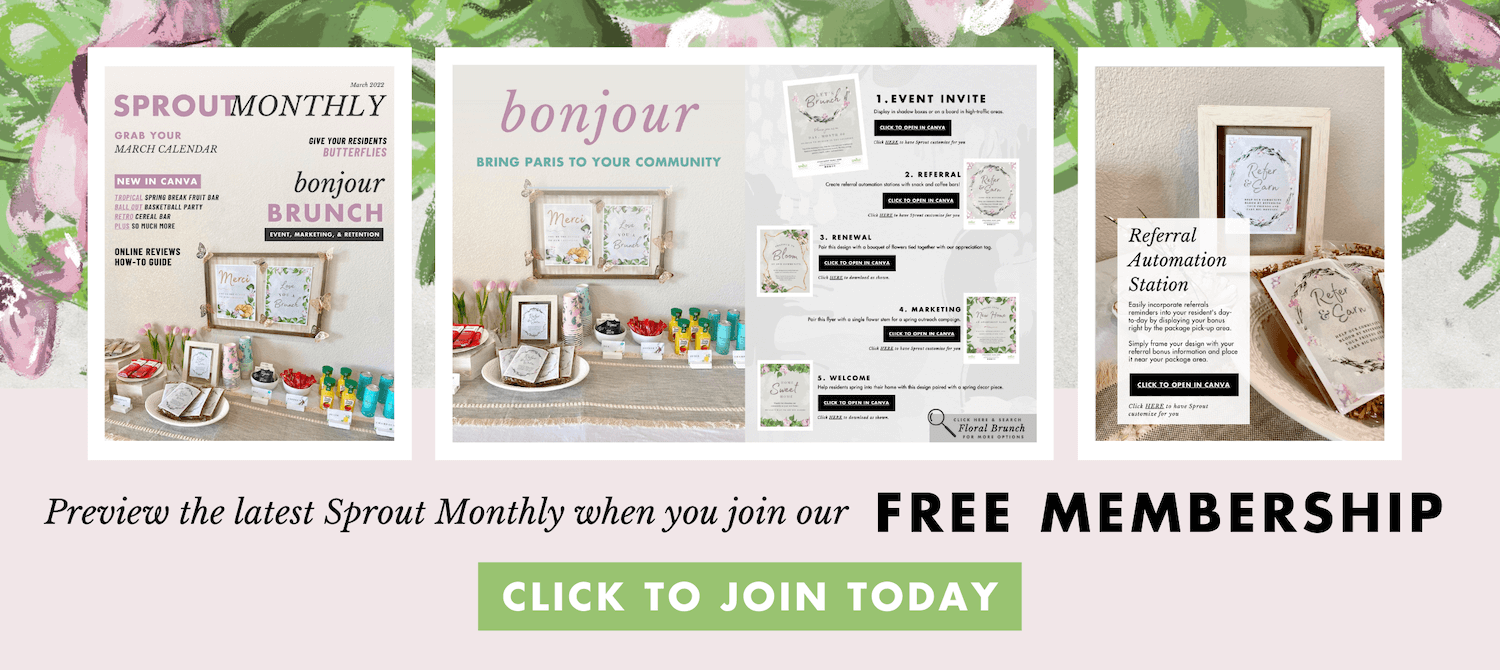 Top Apartment Event Ideas for Spring 2022 — Sprout Marketing