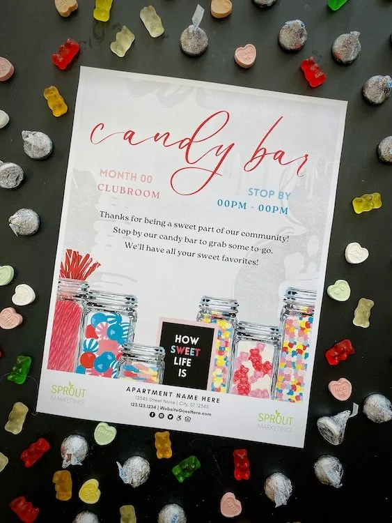 Easy Candy Apartment Events and Marketing Ideas — Sprout Marketing