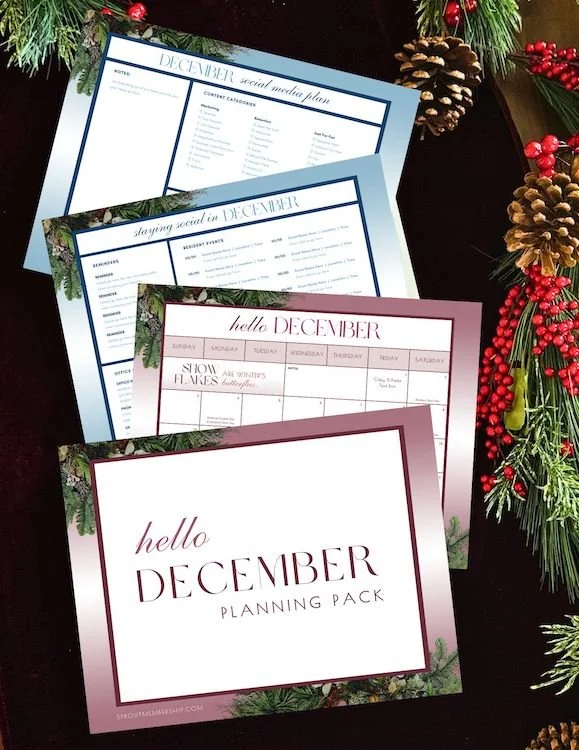 Apartment Marketing Calendar + Planning Kit - Events, Social Media ...