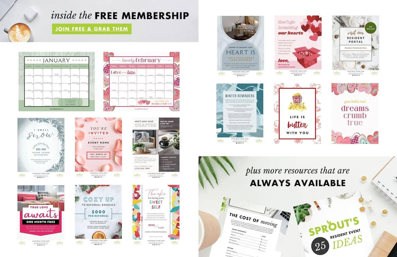 #88 - January Marketing and Events for Apartment Communities — Sprout ...