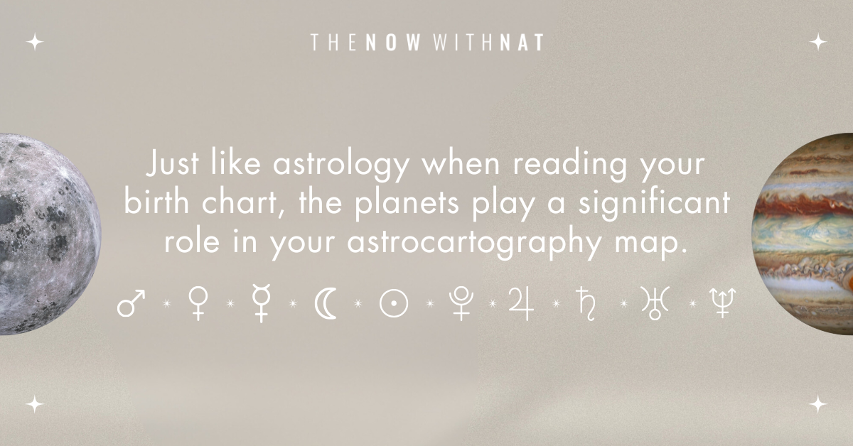 Decoding Astrocartography: Symbols to Read Your Astrocartography Map ...