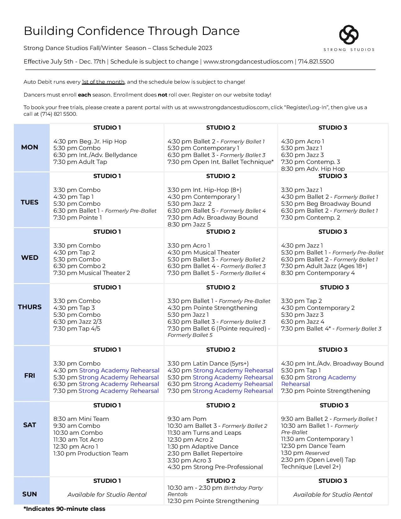 Confidence Building Classes — Strong Dance Studios