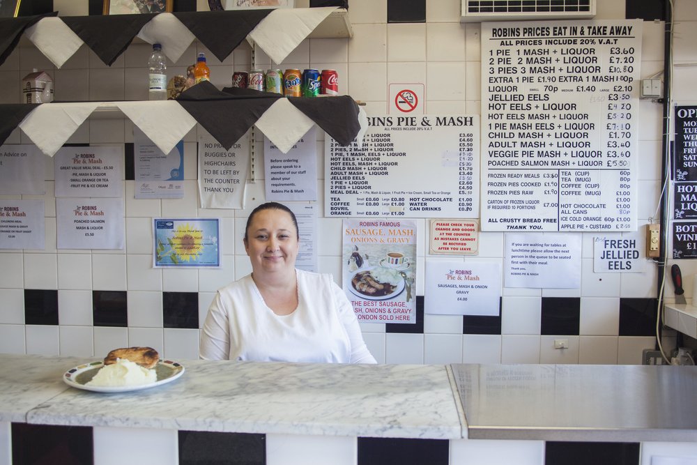 BASILDON | — Robins Pie & Mash