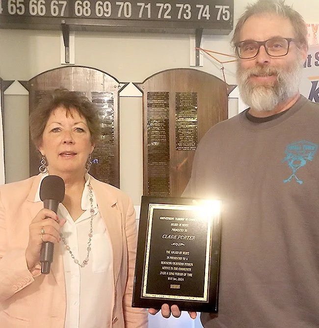 Gouverneur Chamber presents 2024 Award of Merit to Clark Porter ...