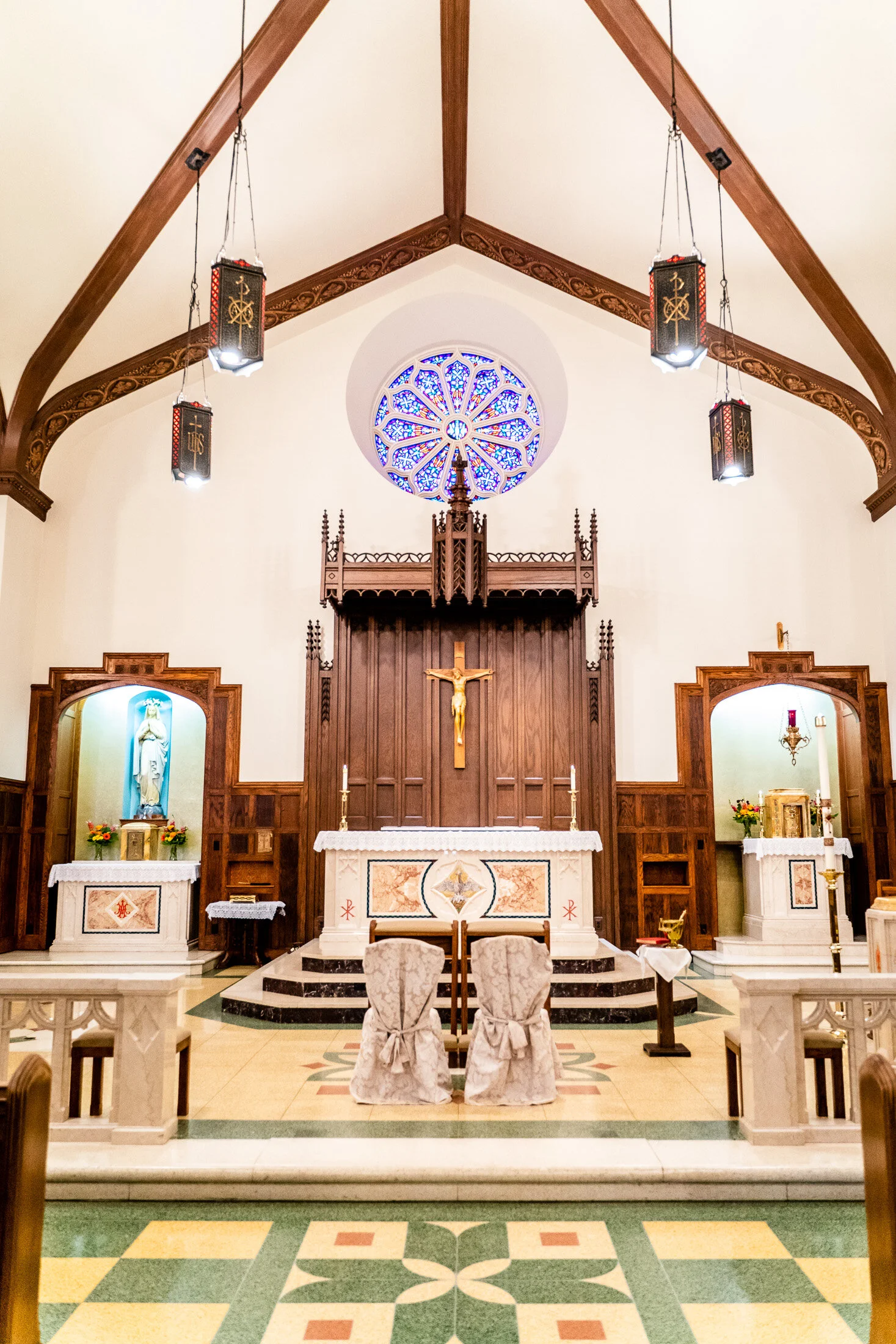 COVID-19 Wedding at St. James Catholic Church - Falls Church, Virginia ...