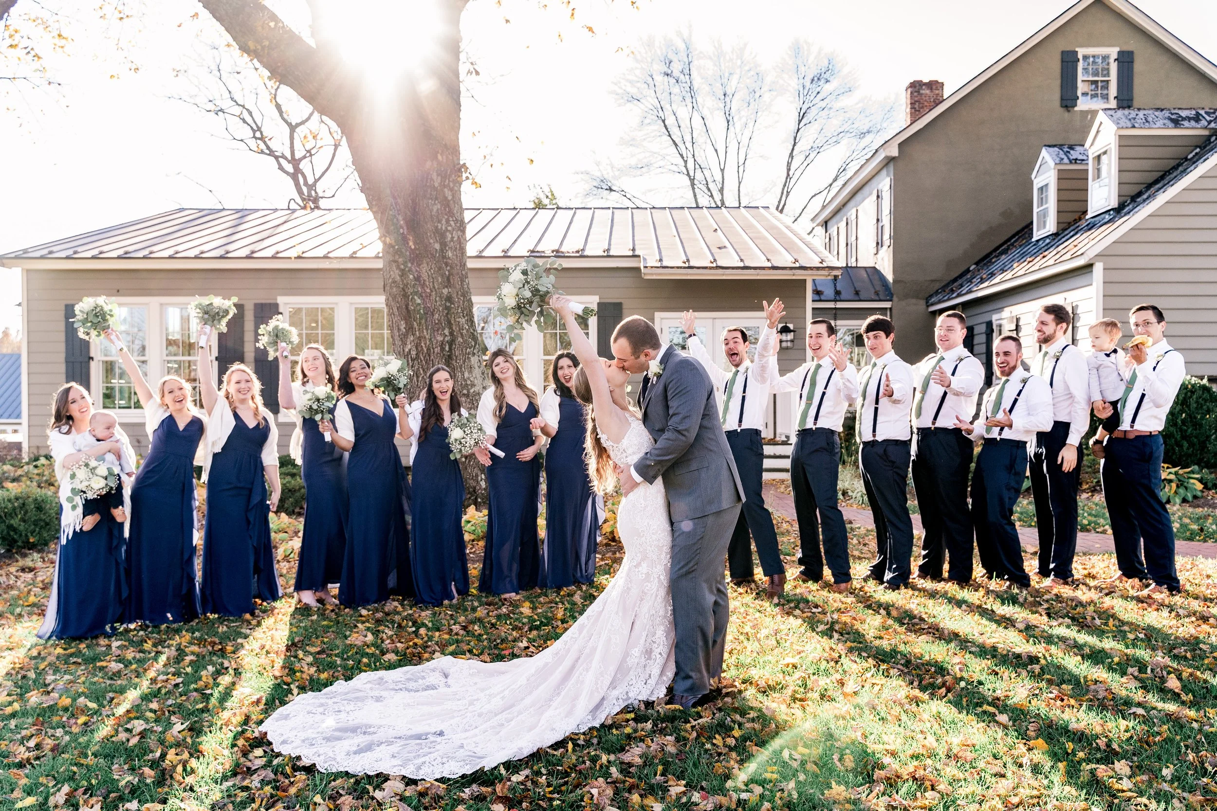 Romantic Fall Wedding at Fleetwood Farm Winery - Leesburg, Virginia ...