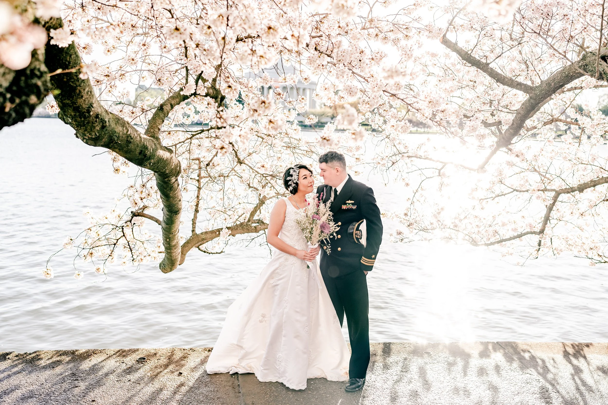 Dreamy Cherry Blossom Anniversary Portraits - Washington, DC - Dana and ...