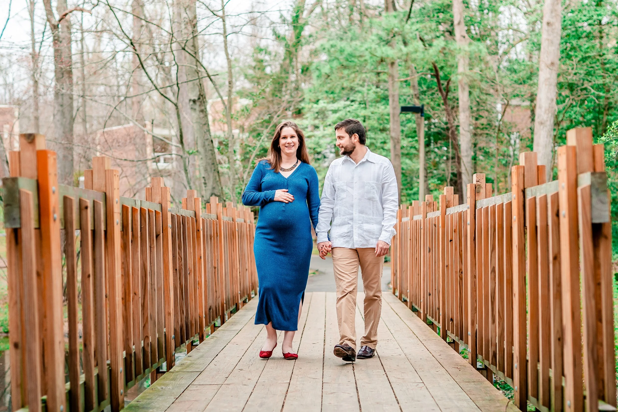 Maternity Session at Van Gogh Bridge - Reston, Virginia - Elyse and ...