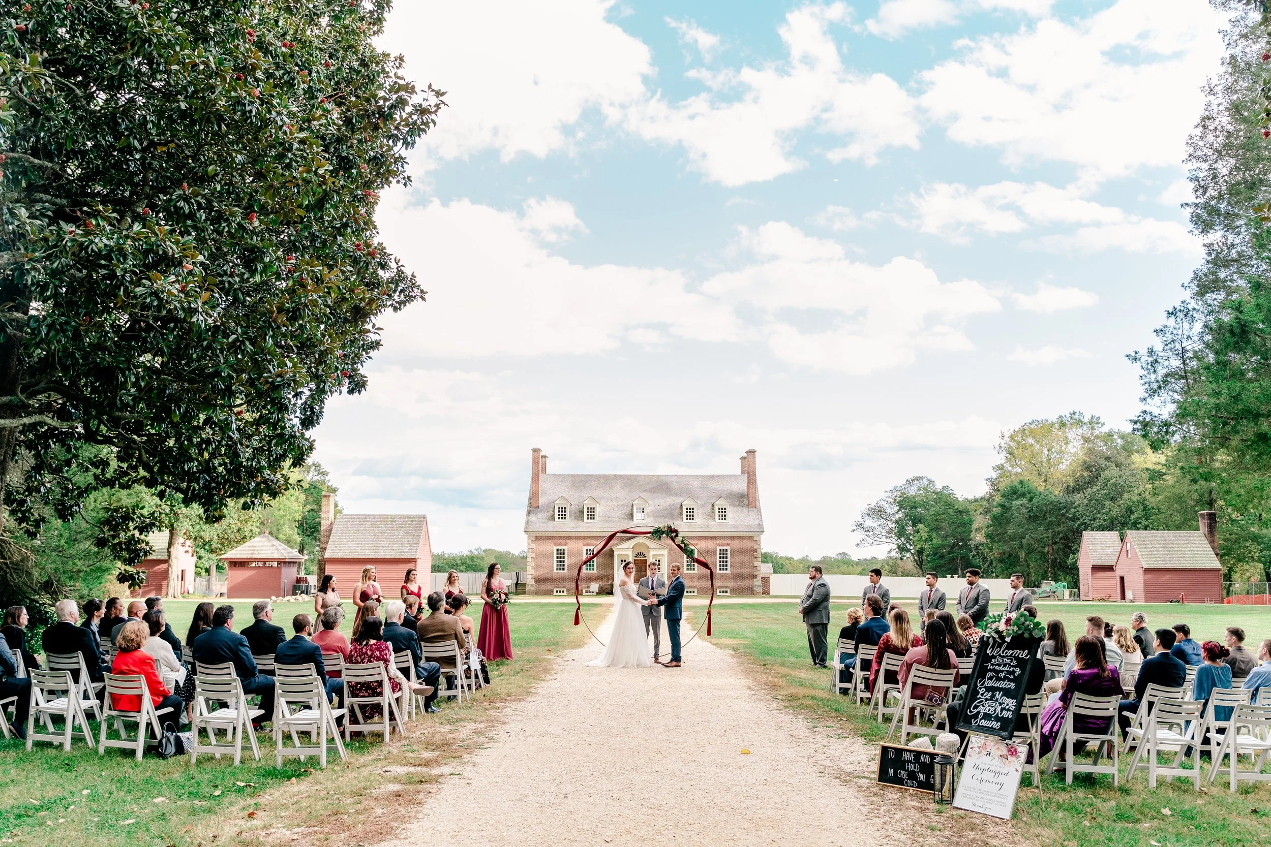 Romantic Fall Gunston Hall Wedding - Lorton, Virginia - Grace and Trae ...
