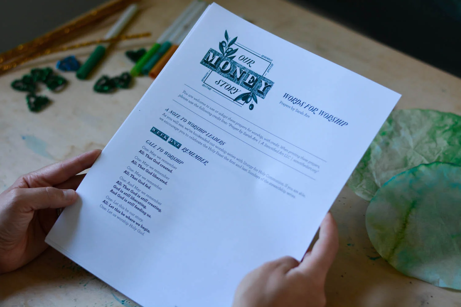Our Money Story: Creative & Practical Resources for Stewardship — A ...
