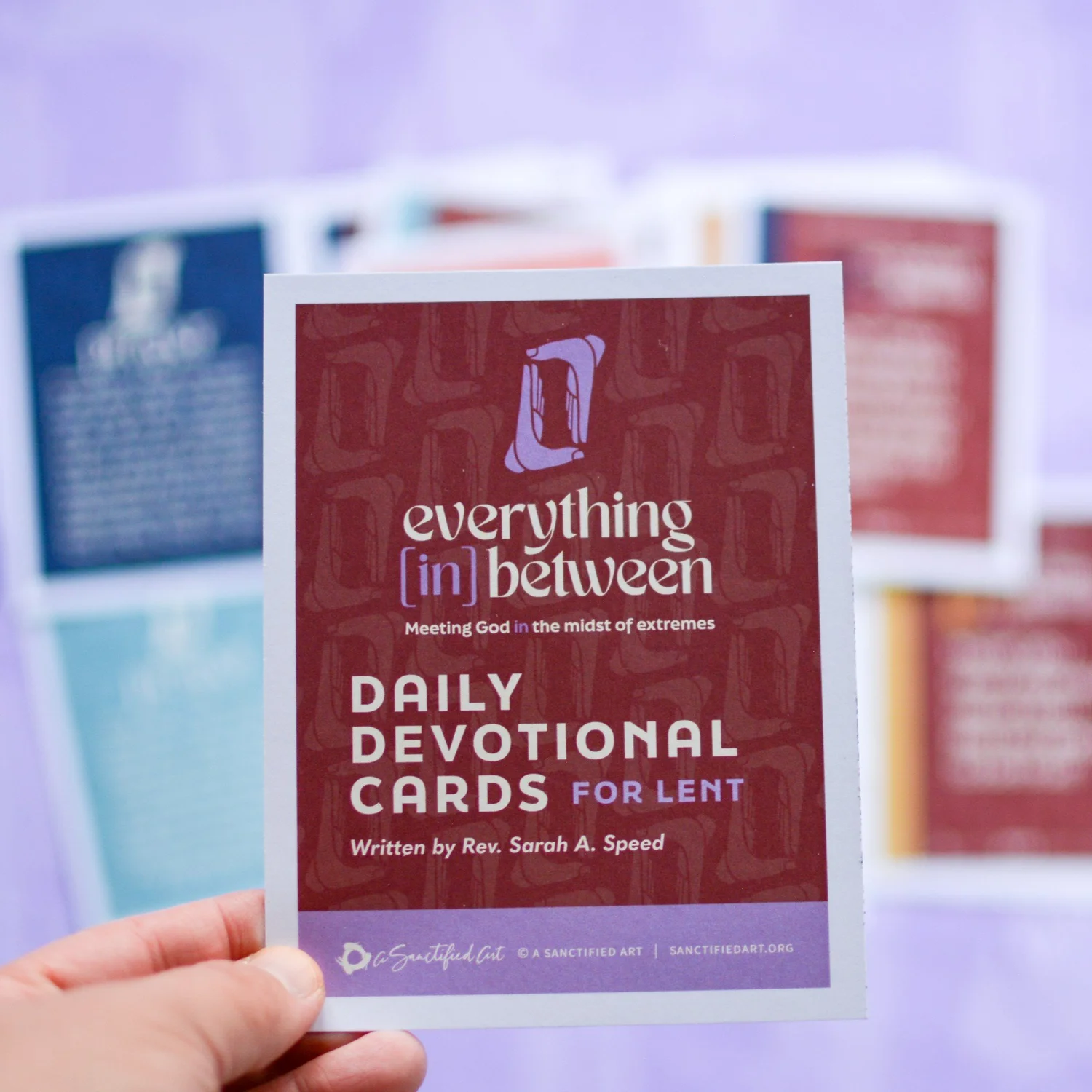 Everything In Between Daily Devotional Cards — A Sanctified Art