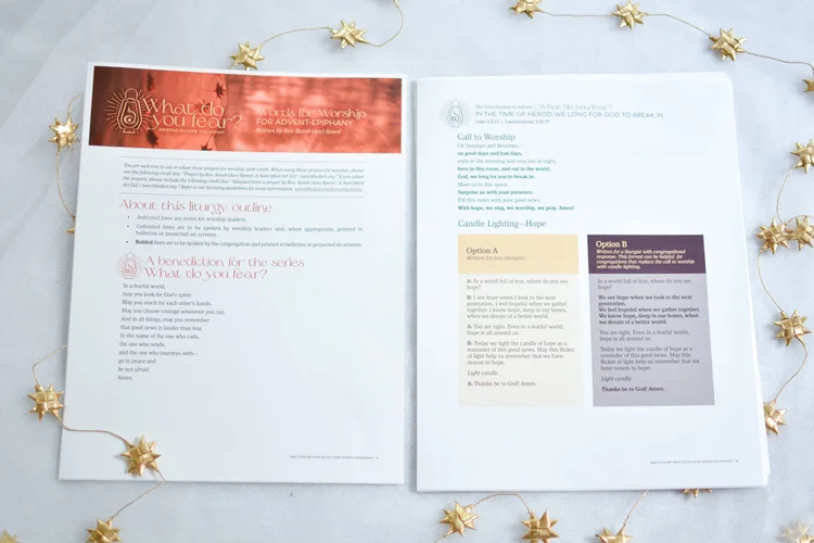 What do you fear? Advent Bundle — A Sanctified Art