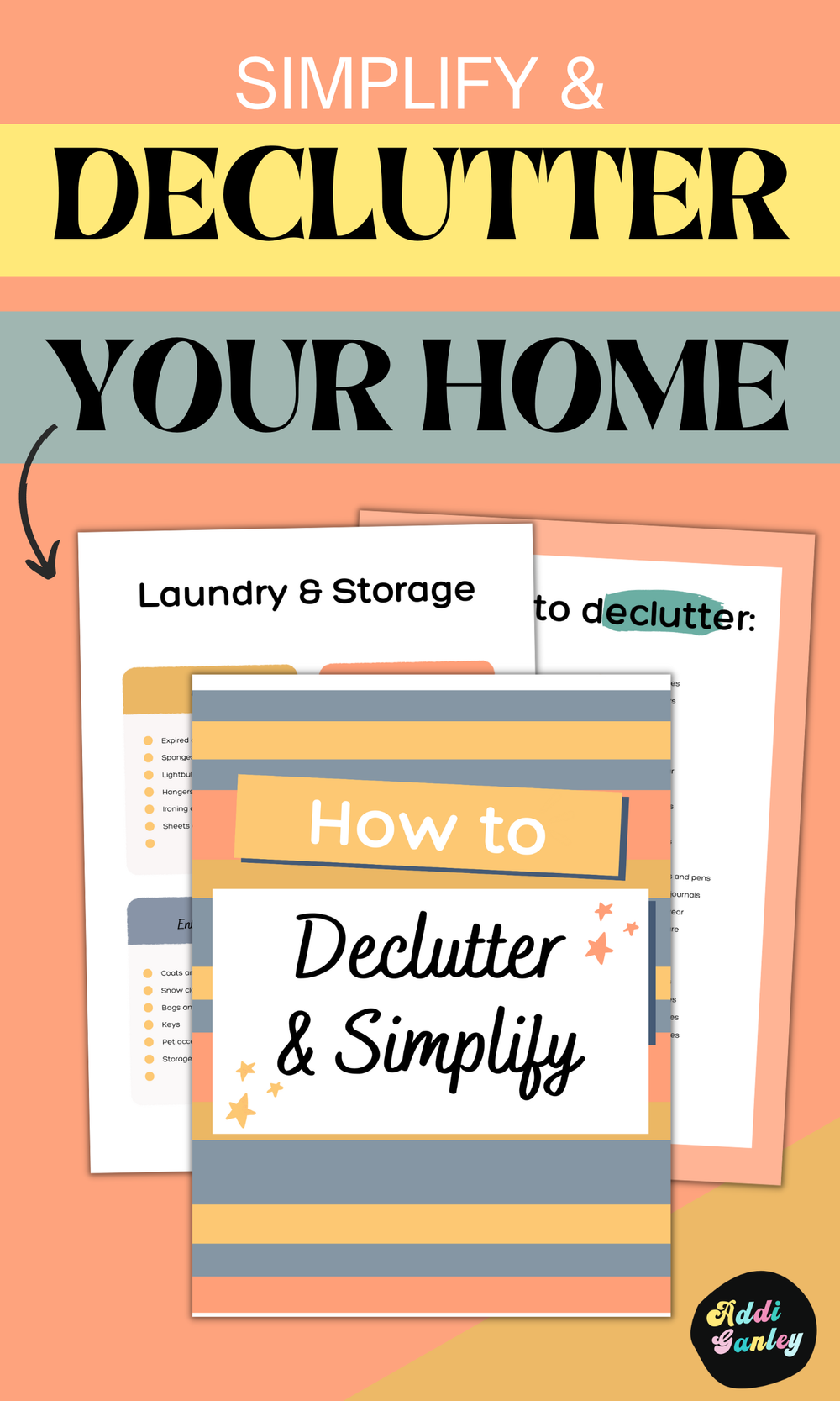 Start Decluttering Your Home - Printable Guide