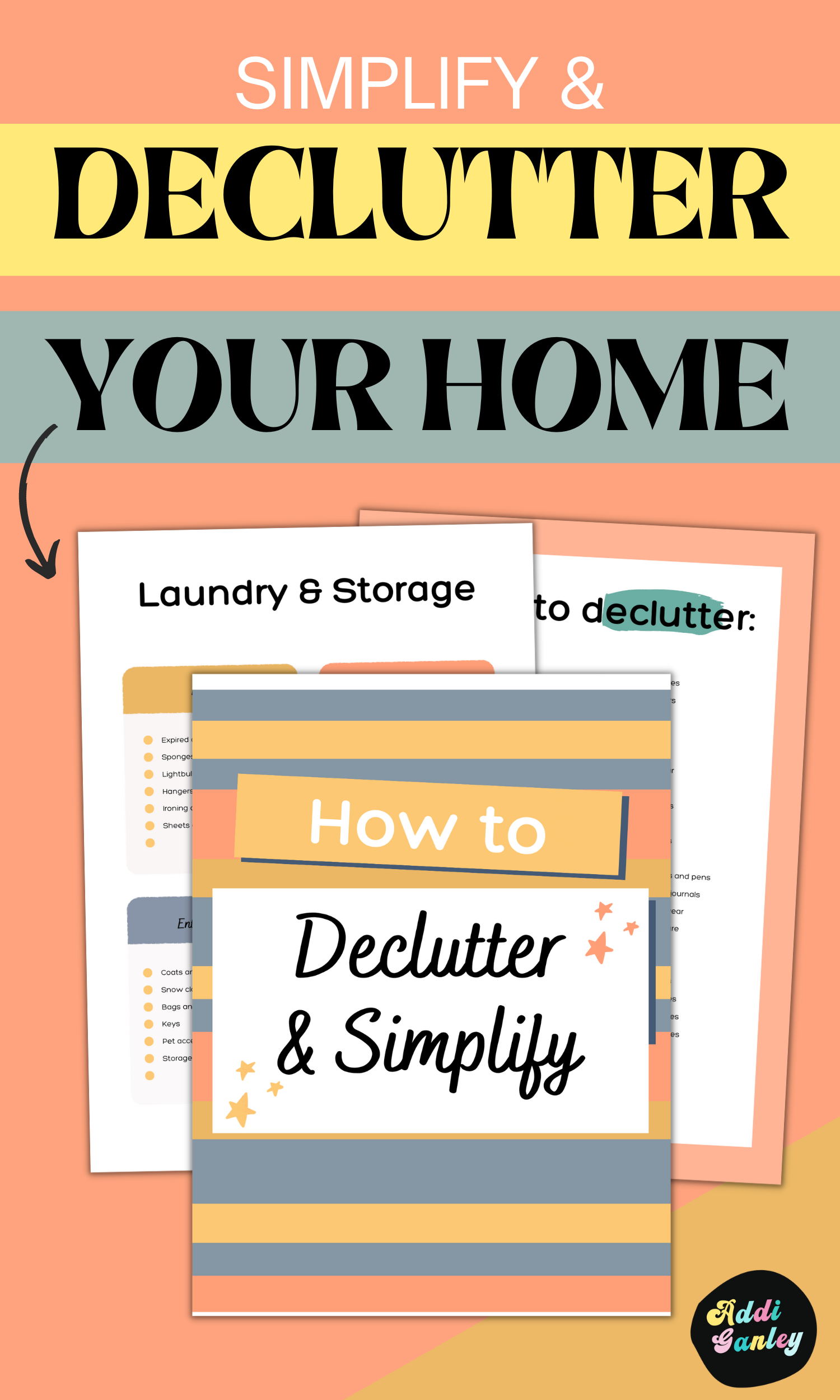 Start Decluttering Your Home - Printable Guide