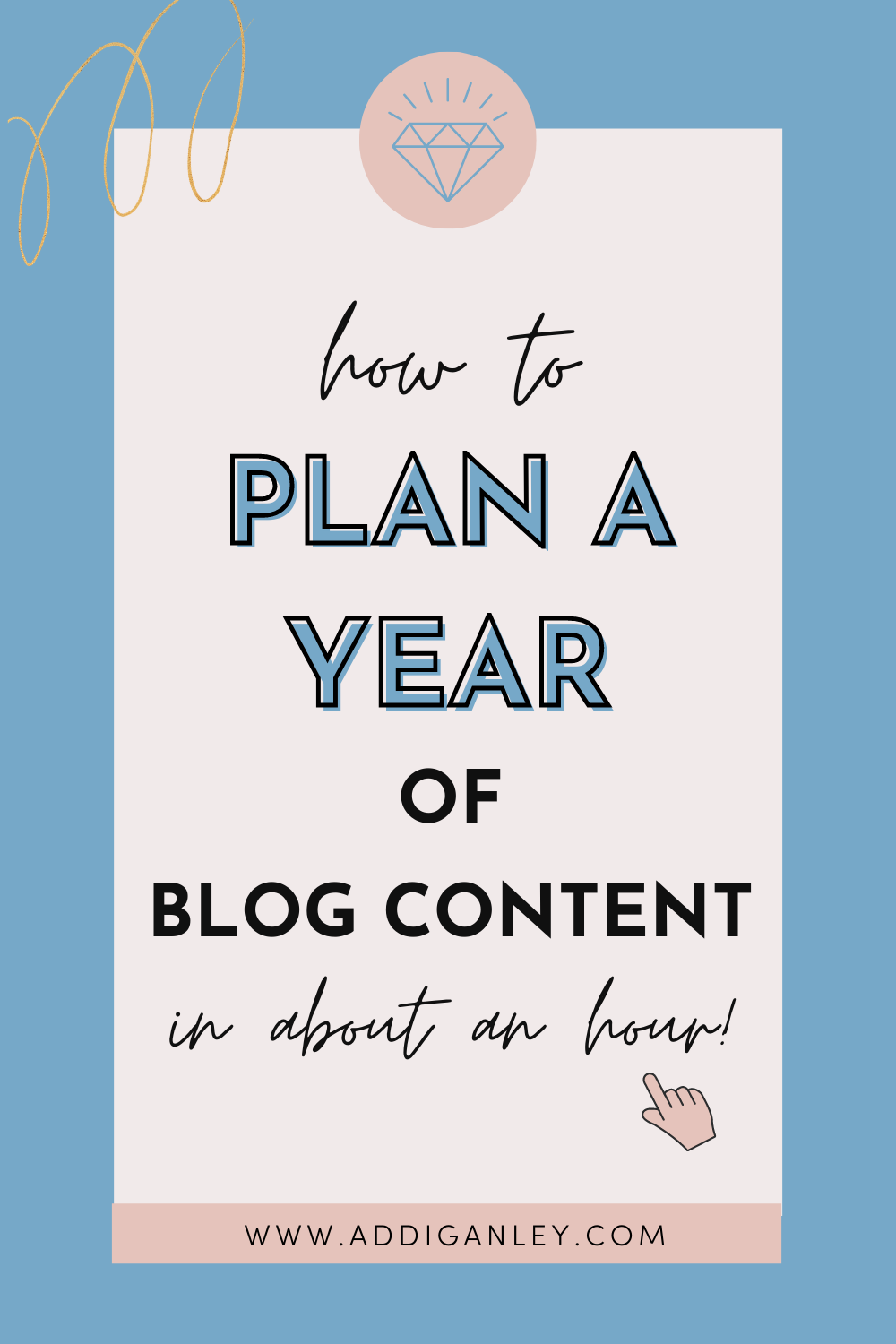 How to Plan a Year of Blog Content in an Hour