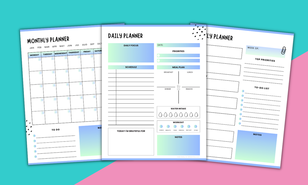 Crush Your Fitness Goals with Fitness Planner Printables