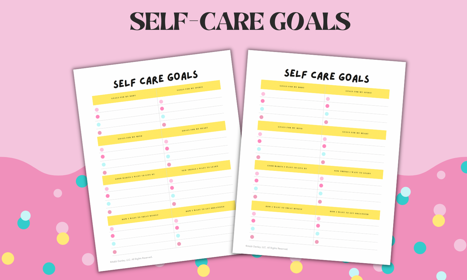 Printable Self-Care Planner - Your Ultimate Wellness Guide