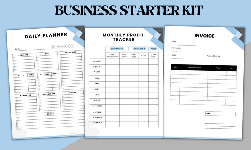 Launching Your Dream Business: How a Printable Business Starter Kit Can ...