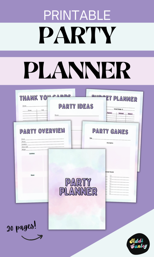 Elevate Your Next Party: Use a Printable Party Planner