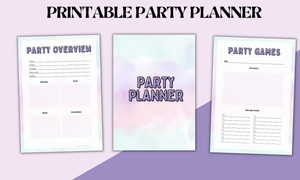 Elevate Your Next Party: Use a Printable Party Planner