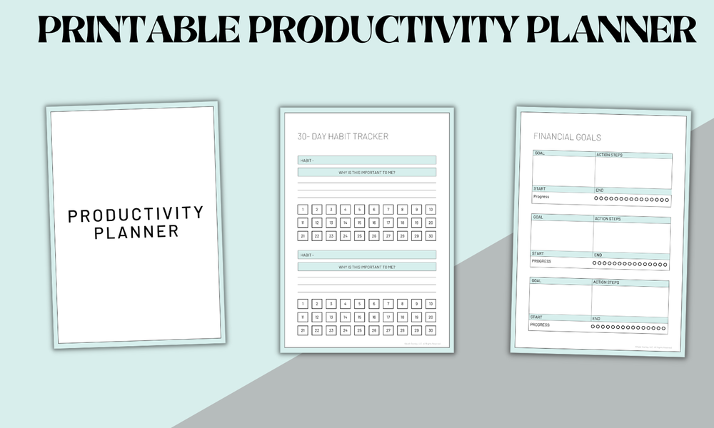 Master Your Days: Why a Printable Productivity Planner is Your Key to ...