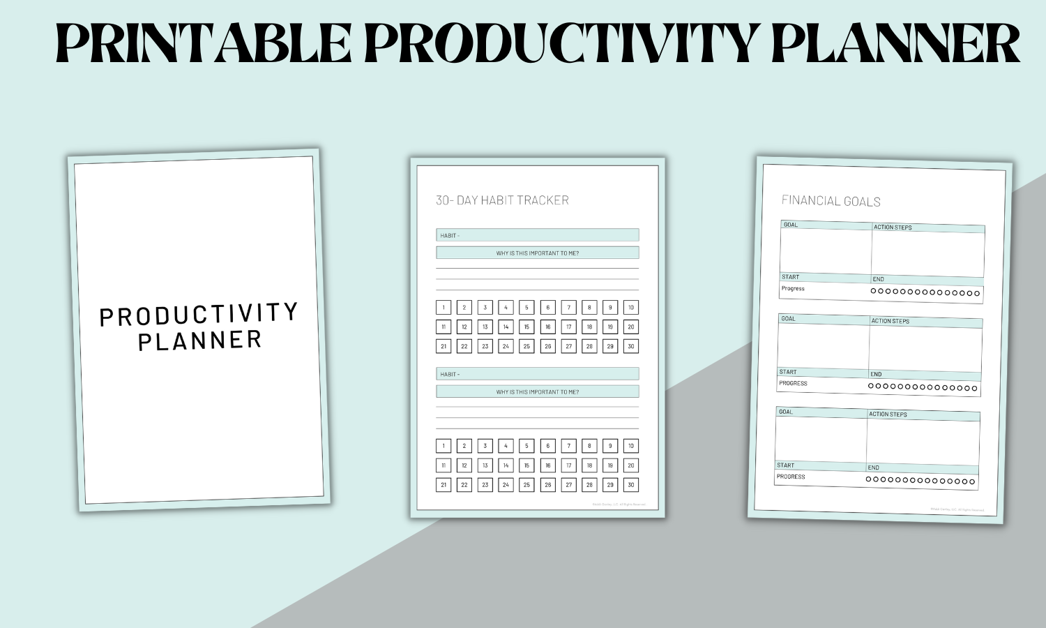 Master Your Days: Why a Printable Productivity Planner is Your Key to ...